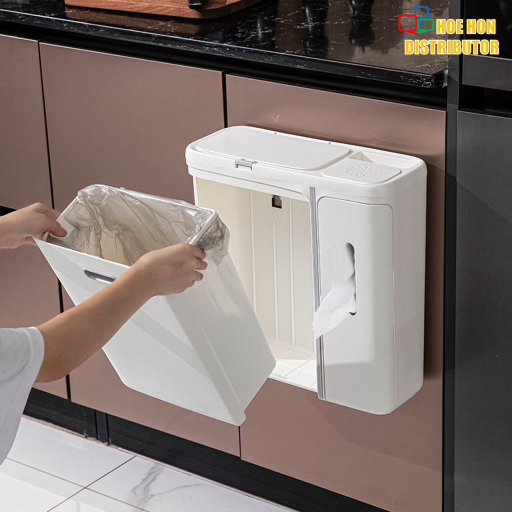 Multifunction Rubbish Bin YM610 Tissue Holder Bathroom Garbage ...