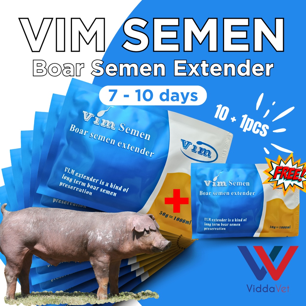 10+1 Vim Long term vim Semen extender 7 to 10 day VIM viddavet semen extender for pig Semen ...