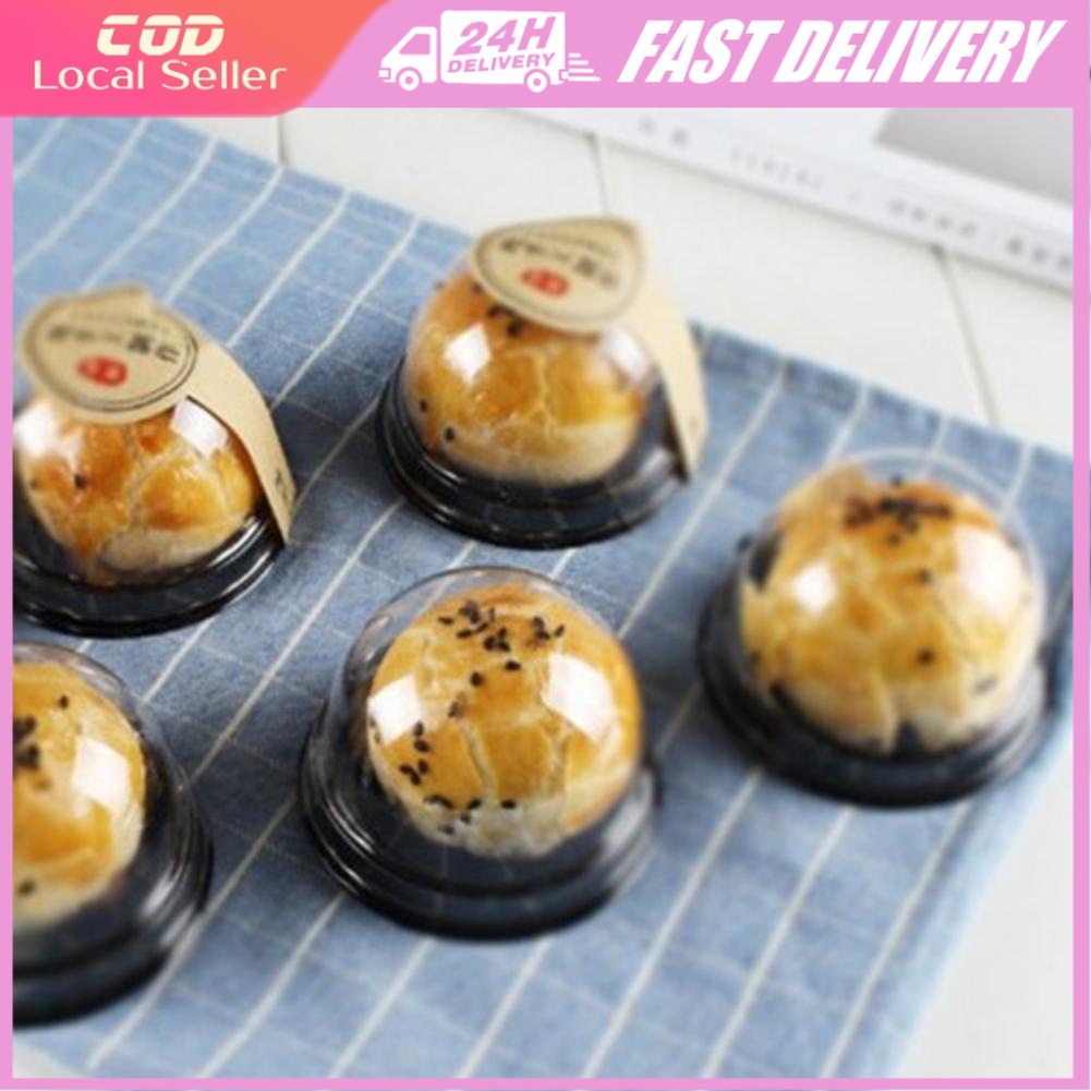 Mini Cake Box Mooncake Box Cake Tray Container Round | Shopee Malaysia