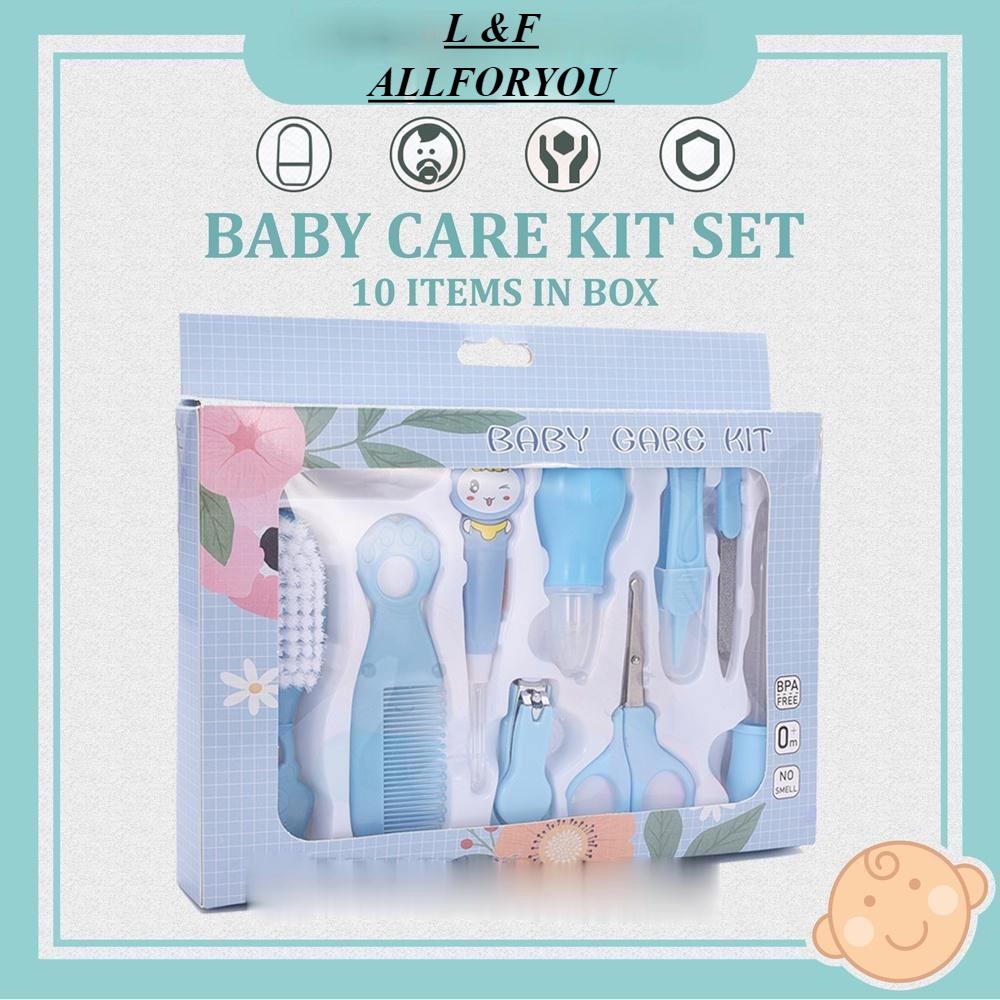 10 in 1 Baby Care Kit Set Newborn Baby Grooming Set / Kit penjagaan ...