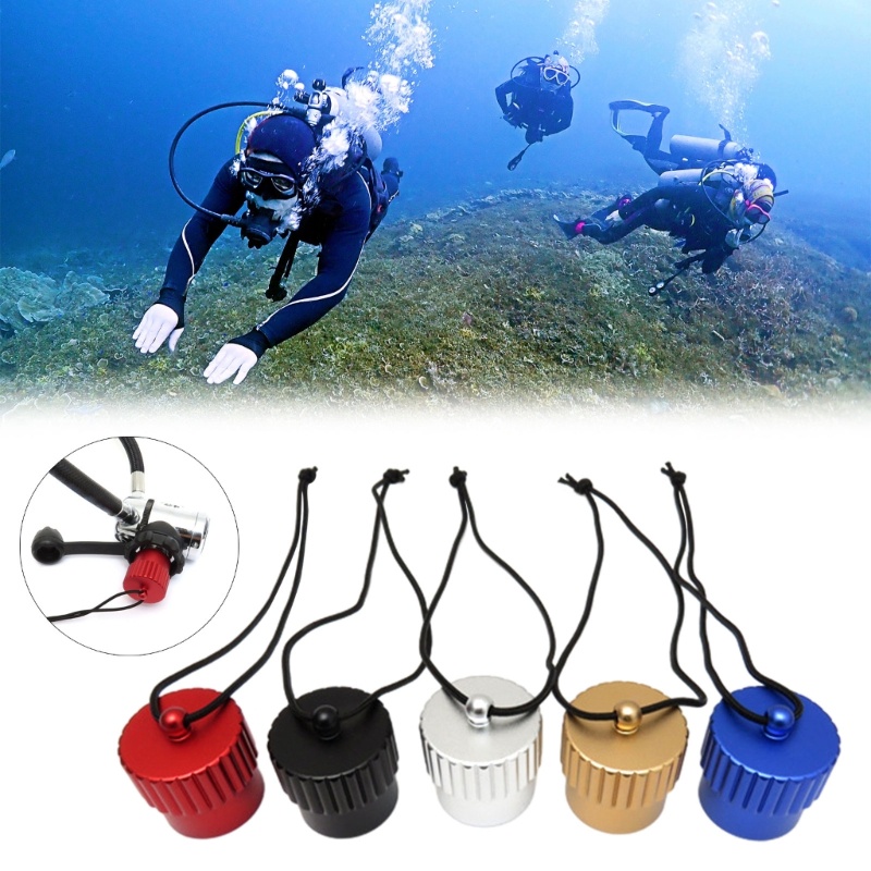 Seas Tank Valves Cover Diving DIN Tank Valves Regulator Dust Plug Caps ...
