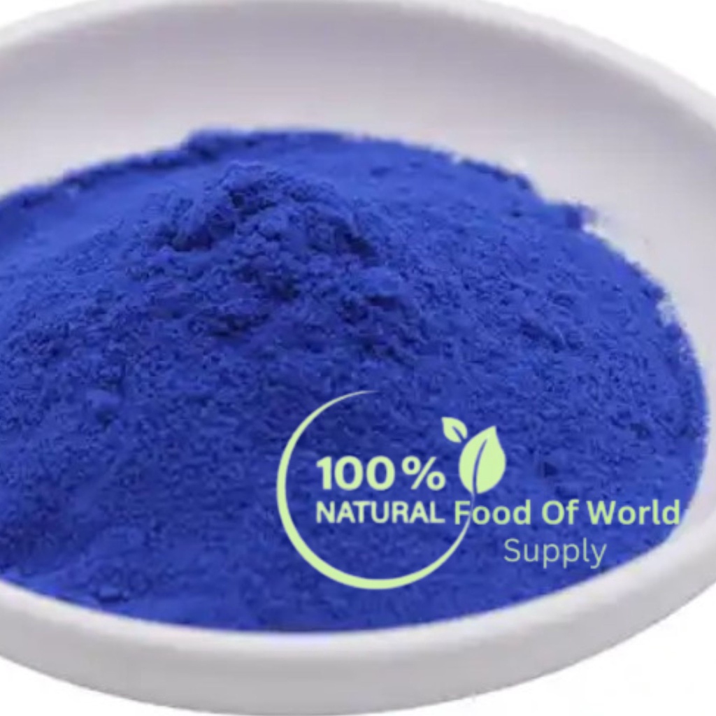 Blue Spirulina Powder 100g Organic 蓝色螺旋藻粉 Superfood Edible Blue Algae ...