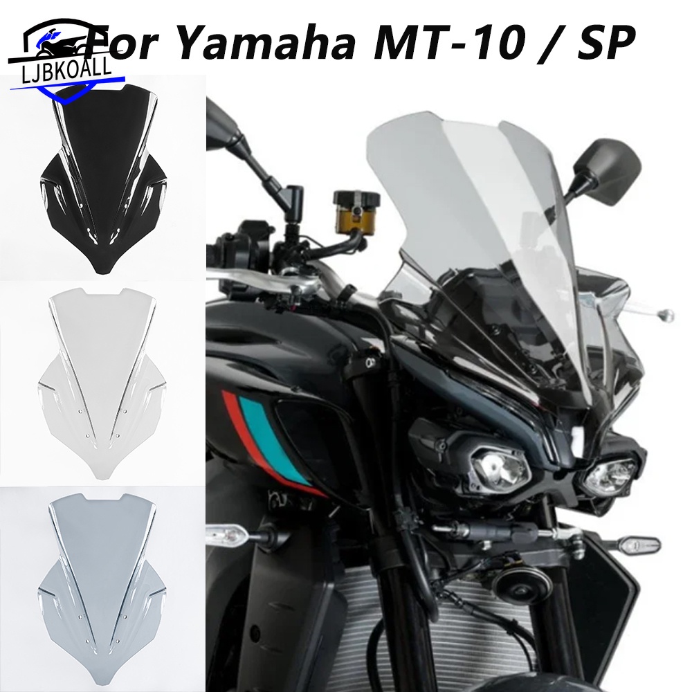 LJBKOALL Fit MT10 SP Windshield Windscreen for Yamaha MT 10 SP MT-10 ...