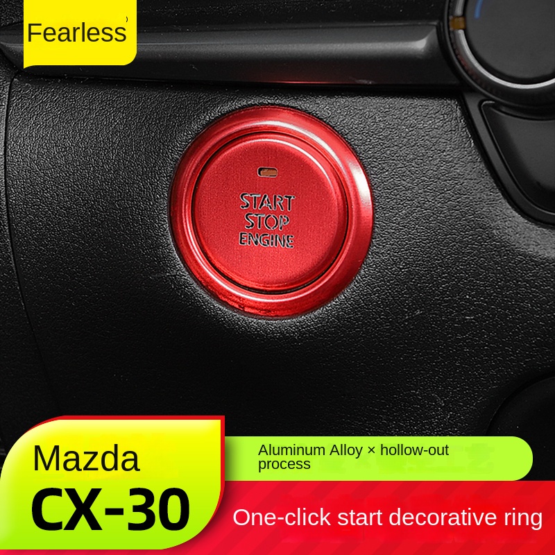Mazda CX30 Suitable for Mazda CX30 One-Button Start Decorative Ring ...