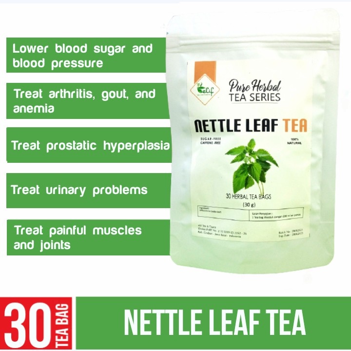 ELIF TEA Nettle Tea : Nettle Leaf Tea / Organic Nettle Leaf Tea ( 30 ...