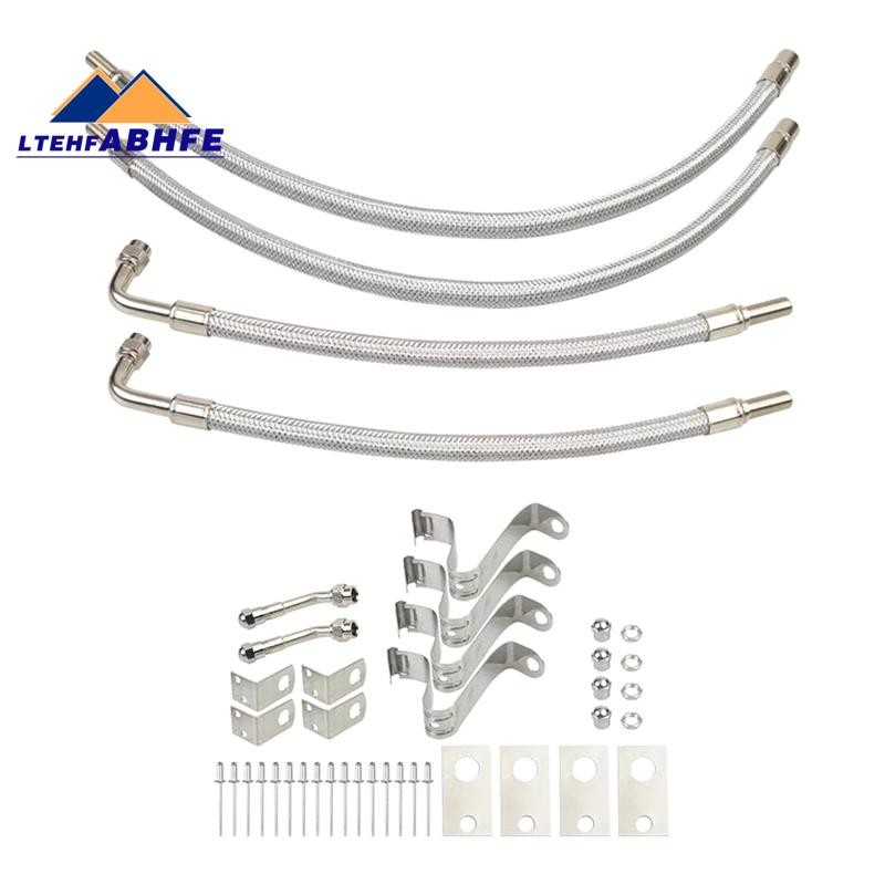 Dually Valve Stem Extenders Kit for 16 Inch to 19-1/2 Inch Dual Wheel ...