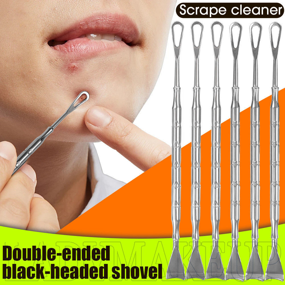 Double Headed Stainless Steel Facial Care Tools-Skin Care Face Hair ...