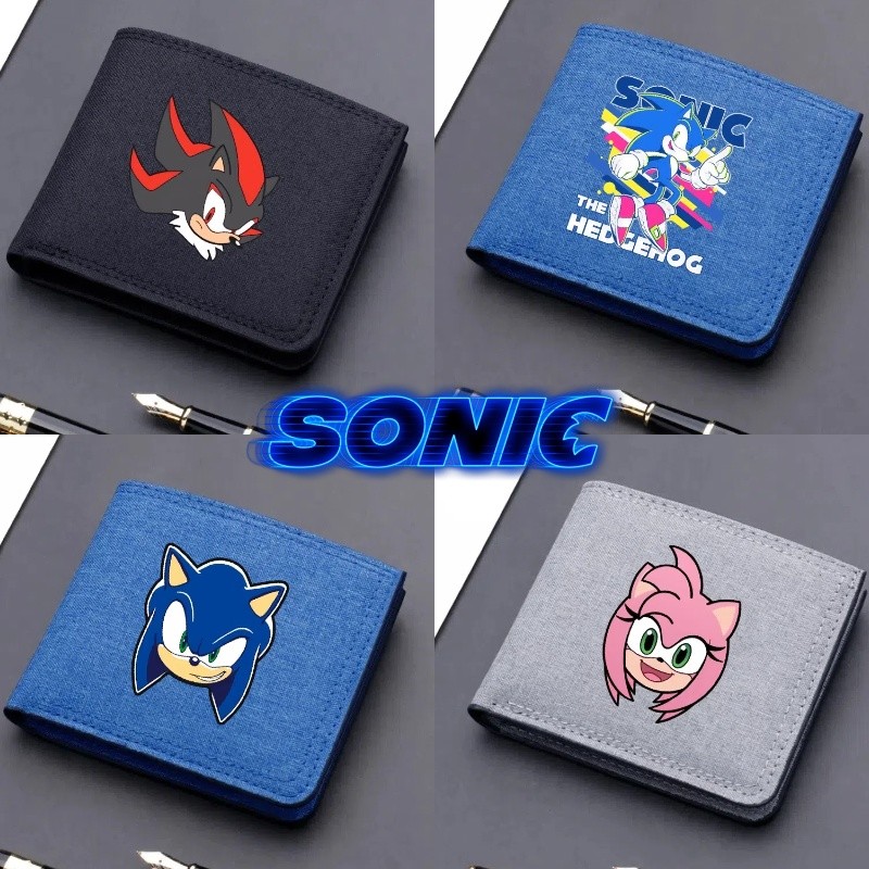 Sonic Wallet Cute Print Pattern Built in Zipper Wallet Shadow ...