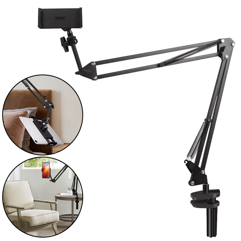 New Tablet Holder for Bed with Arm 360° Rotating Bed Tablet Mount Stand ...