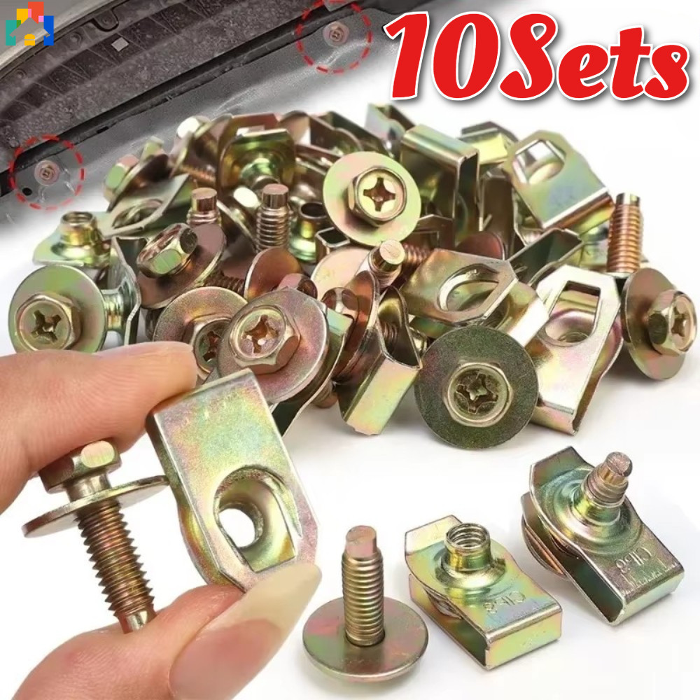 Self-tapping Screws Car Body Bolts U-nut Clip for Engine Cover Splash ...