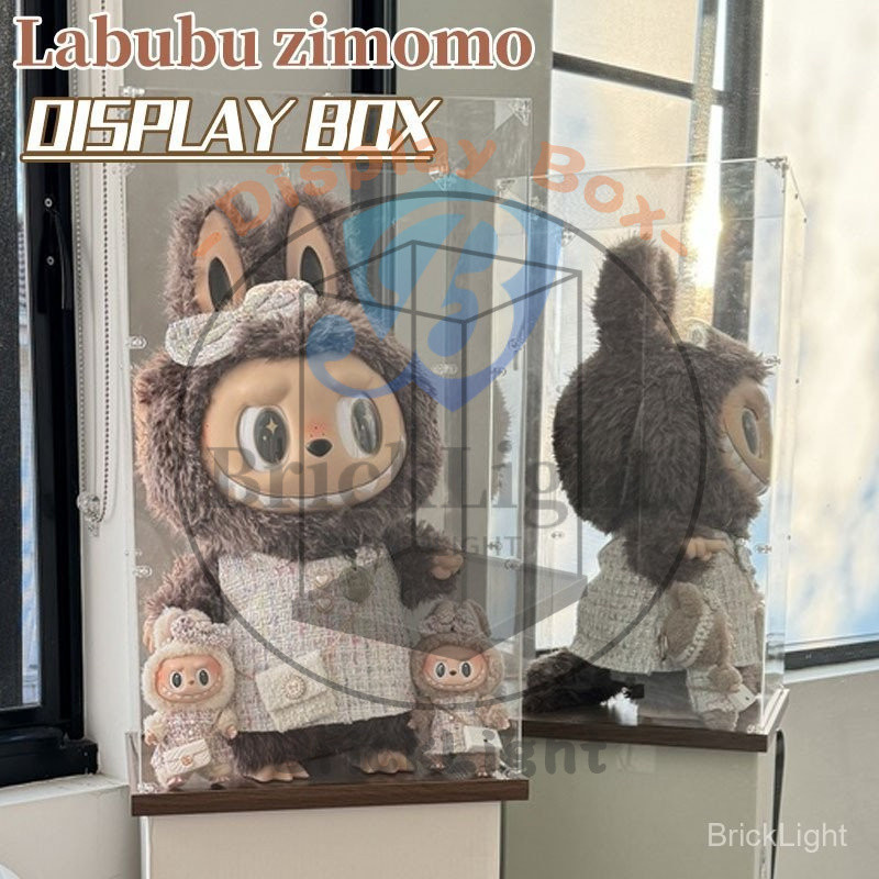 【BrickLight 】Transparent Acrylic Display Box Doll Display Box Popmart ...