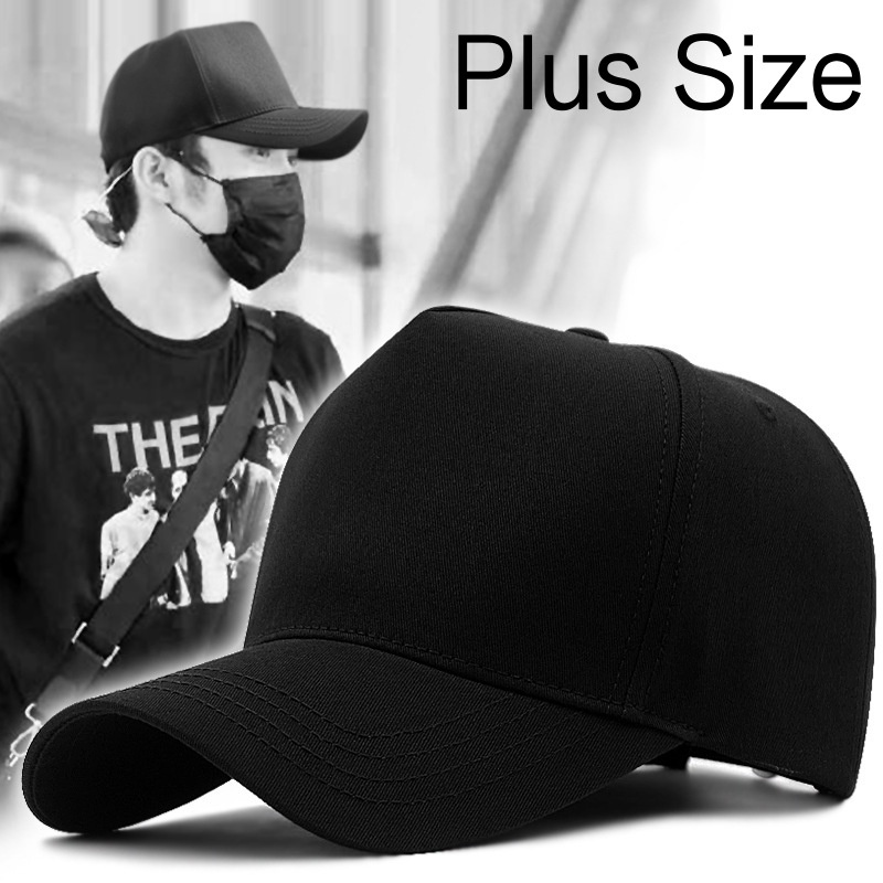 Cotton Big Head Man Large Size Baseball Hats Male Outdoors Plus Size Sport Caps Oversize Trucker ...