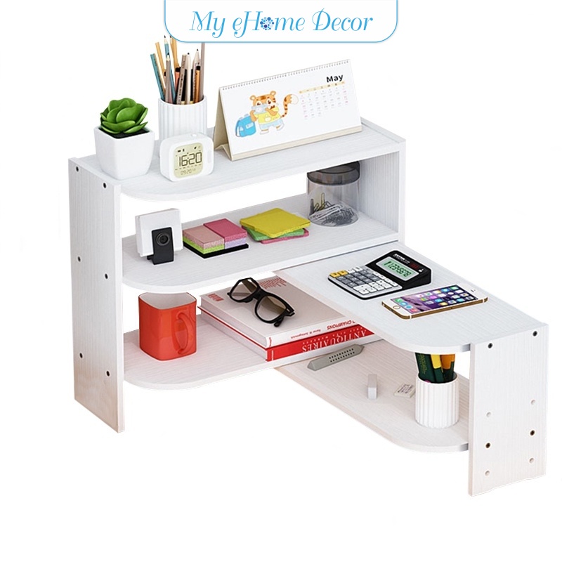 Office desktop corner storage rack office supplies multilayer rack desk ...