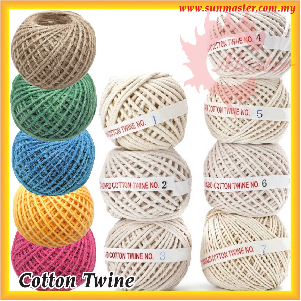 White Cotton Twine | Colour Cotton Twine | Jute String | Parcel String ...