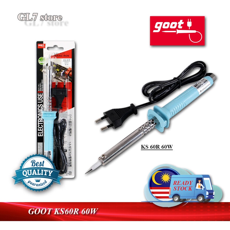 ORIGINAL GOOT SOLDERING IRON KS60R 60W MAKE IN JAPAN ALAT PEMATERI ...