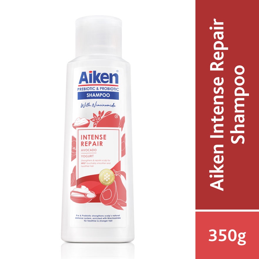 Aiken Prebiotic & Probiotic Shampoo Intense Repair (350g) | Shopee Malaysia