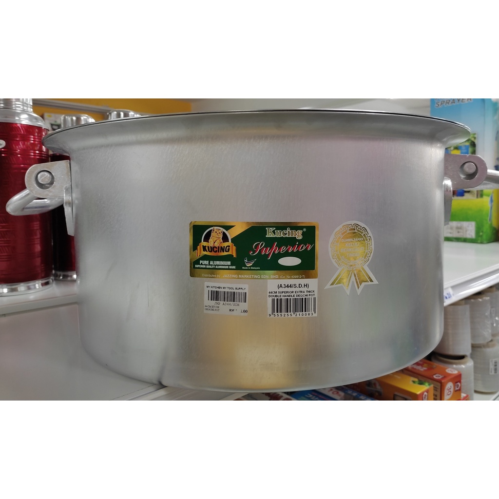 KUCING Double Handle Big Degchi Pot 44/46/48/50cm/ stock Pot / Periuk ...