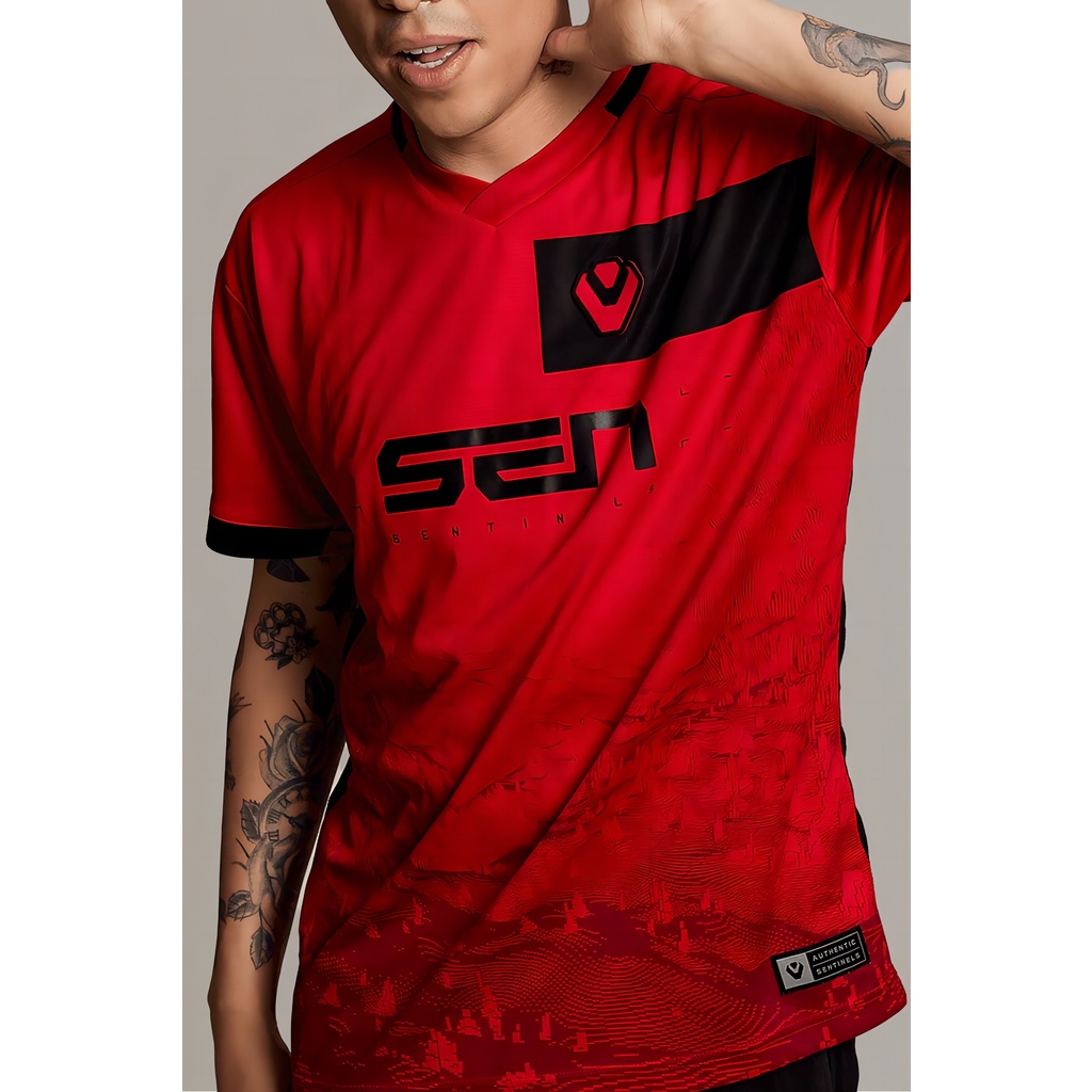 Sentinels Valorant Esports Jersey Game Player Fans Name Custom T-shirt ...