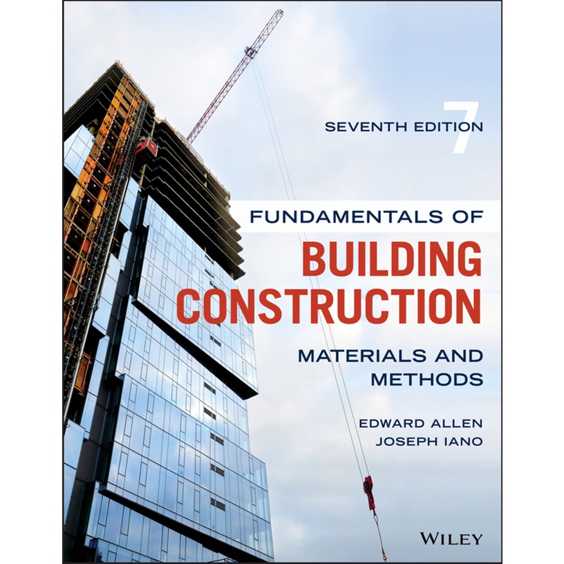Archt / Fundamentals Of Building Construction - Materials And Methods ...