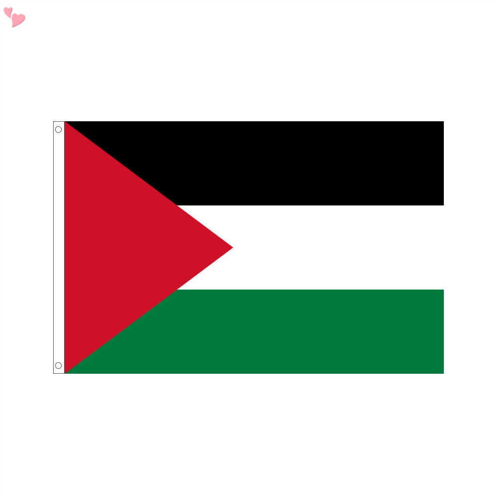 3x5 Foot Palestine Flag - Vivid Color and Fade Proof - Canvas Header ...