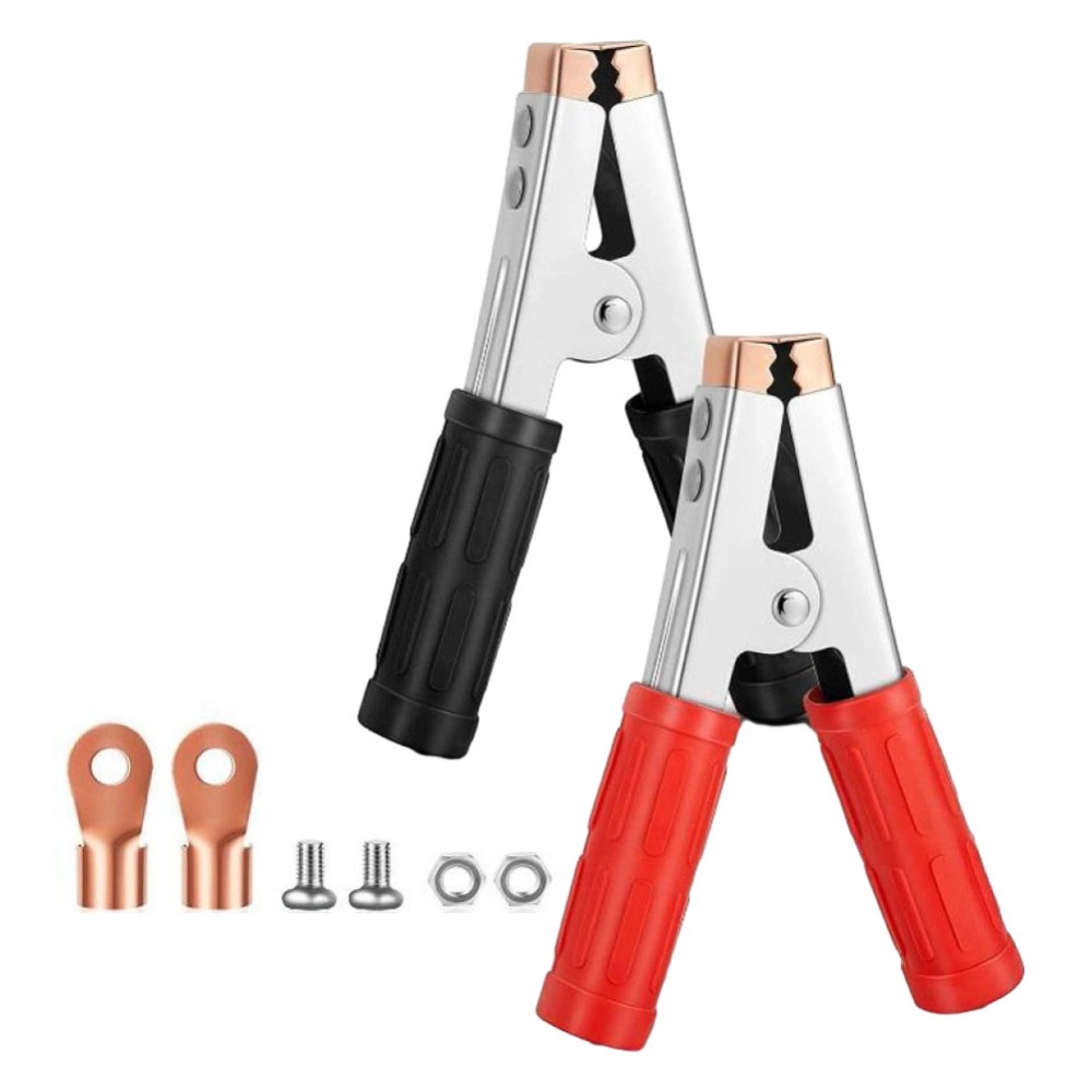 [KNWH-MY]Alligator Clip Heavy Duty Jumper Clip 100 Amps 12V Battery ...
