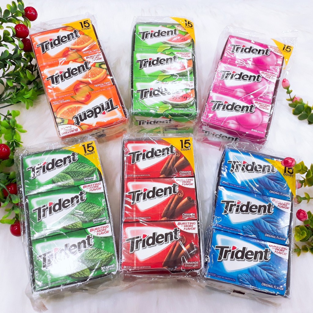 American Trident gum - 14 bars | Shopee Malaysia