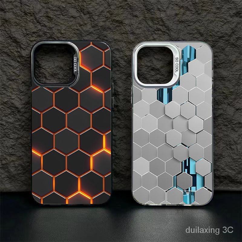 Honeycomb Square Technology Sense Compatible with iPhone15/14/13 Phone ...