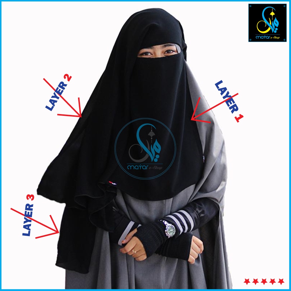 NIQAB NINJA CURVE BY SYANAS TEMAN HIJRAH ANDA CANTIK SELESA MAMPU MILIK ...