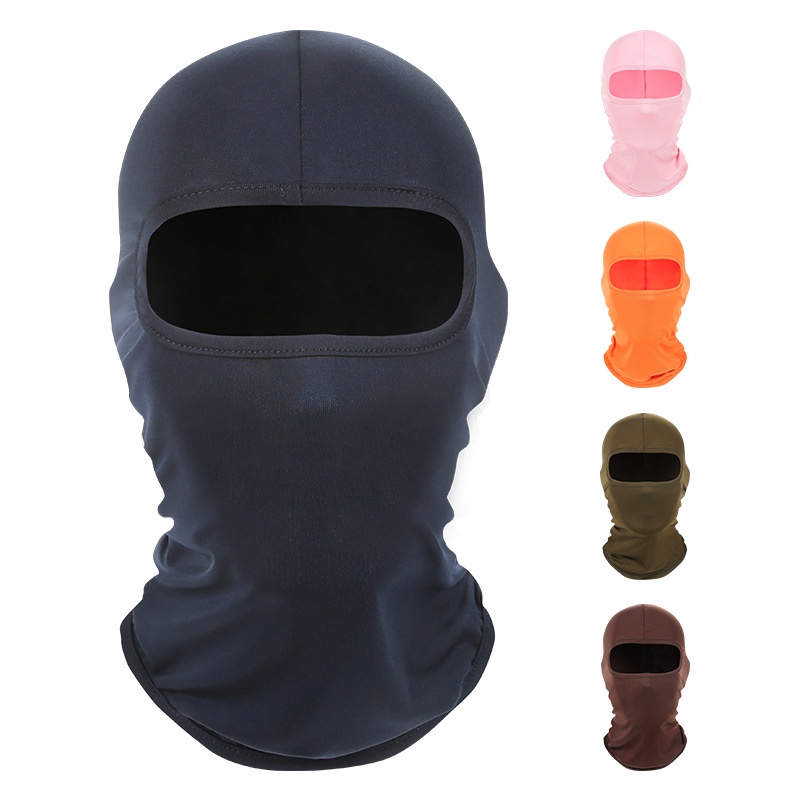Summer sun protection hood men's ice silk riding mask outdoor fishing ...