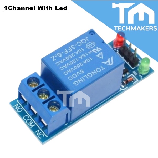 1 Channel 5v Relay Module with Led for Arduino Relay With Led ...