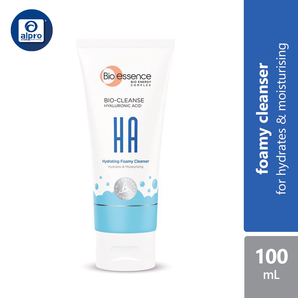 Bio Essence Bio-Cleanse Hyaluronic Acid Hydrating Foamy Cleanser 100g ...