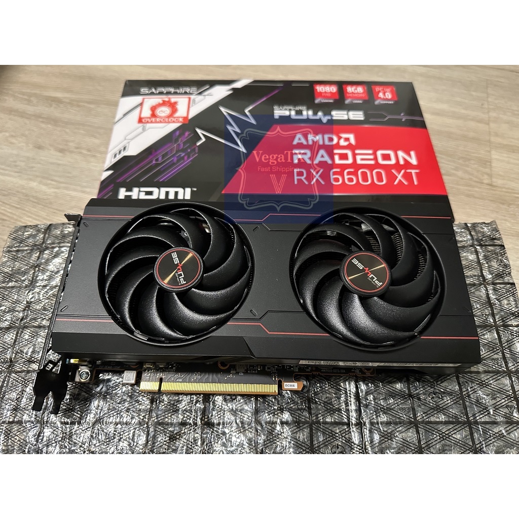 Sapphire 6600 XT Pulse AMD RADEON RX 6600XT OC Edition Graphic Card ...