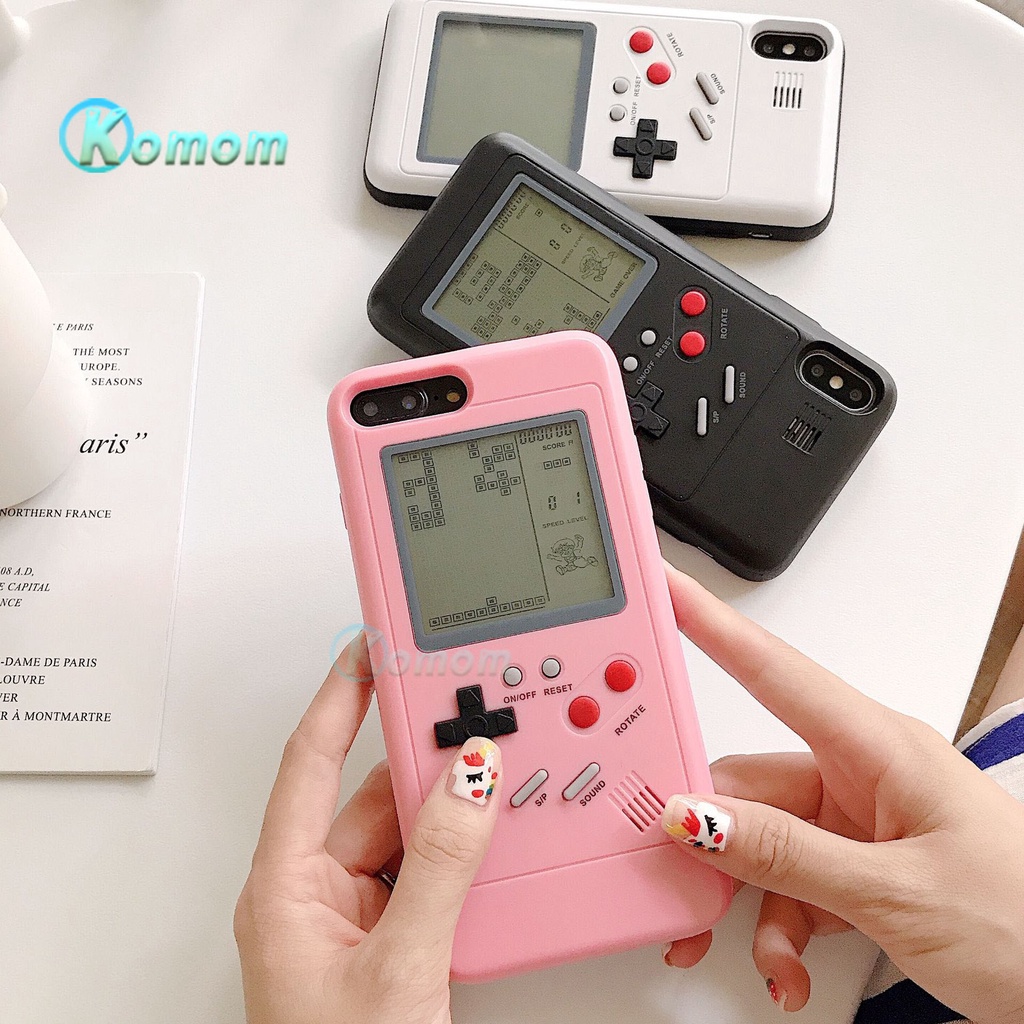 Game Machine Tetris Gameboy Phone Case For iPhone 12 MIni 11 Pro X Xr ...