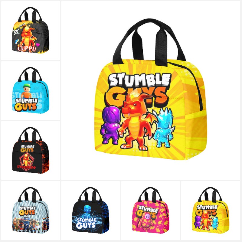 Stumble Guys Bag for Kids Crash Party Lunchbag Elementary School ...