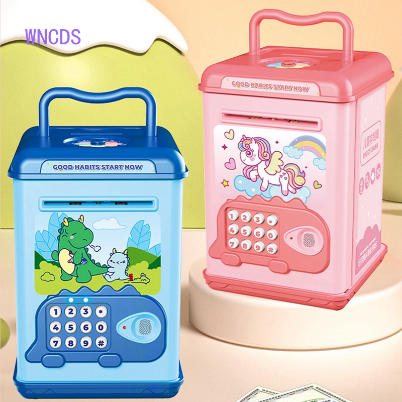 WNCDS Coin Bank Savings Machine Bank Cartoon Character Money Atm ...