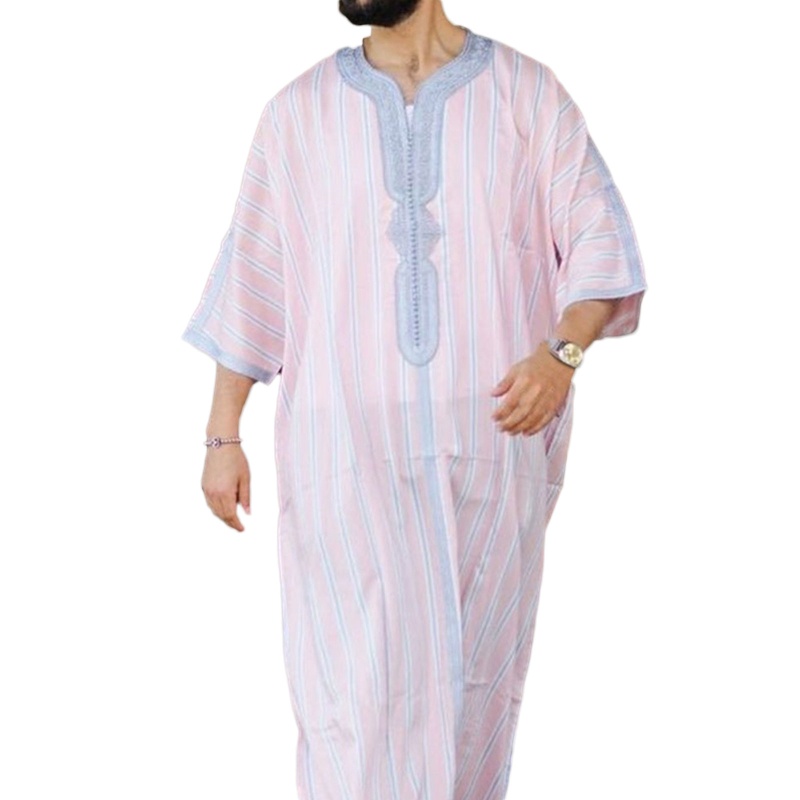Sha Muslim Men Thobe Fashion Muslim Long Robe Islamic Clothing For Men ...
