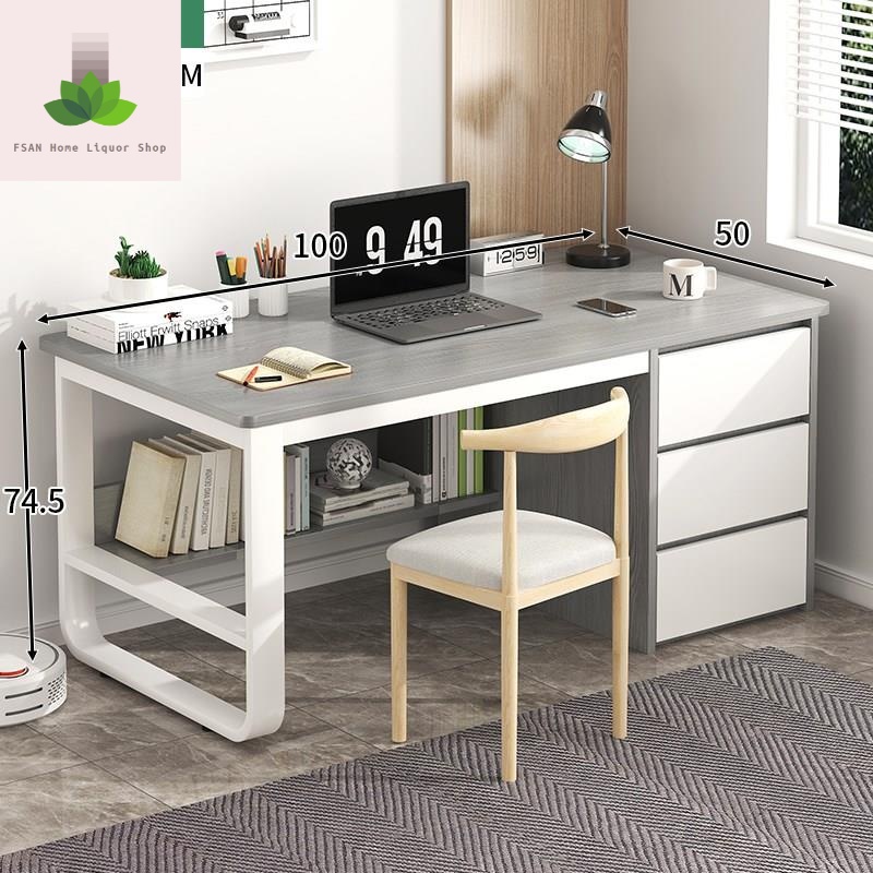 Computer desk desktop home desk bedroom student study table modern ...