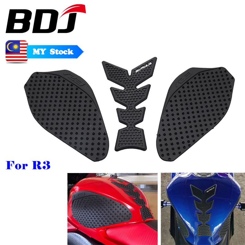 BDJ Local Delivery For Yamaha Yzf R3 Motorcycle Anti Slip Tank Pad ...