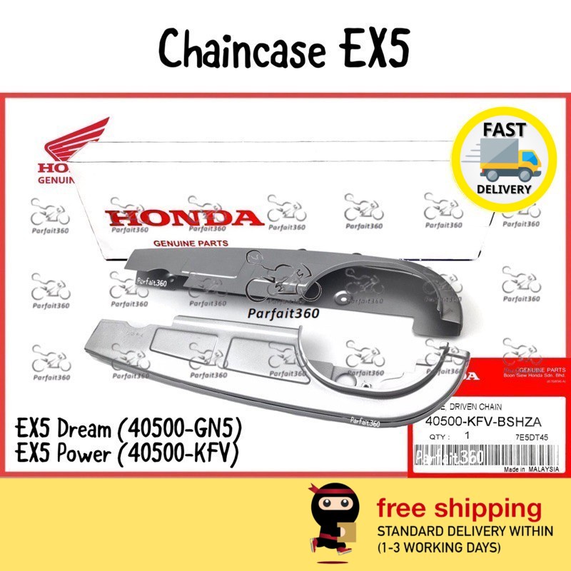 40500-KFV-BSHZA HONDA EX5 DREAM Chaincase Chain Case / Kotak Peti Rantai 100% ORIGINAL | Shopee ...