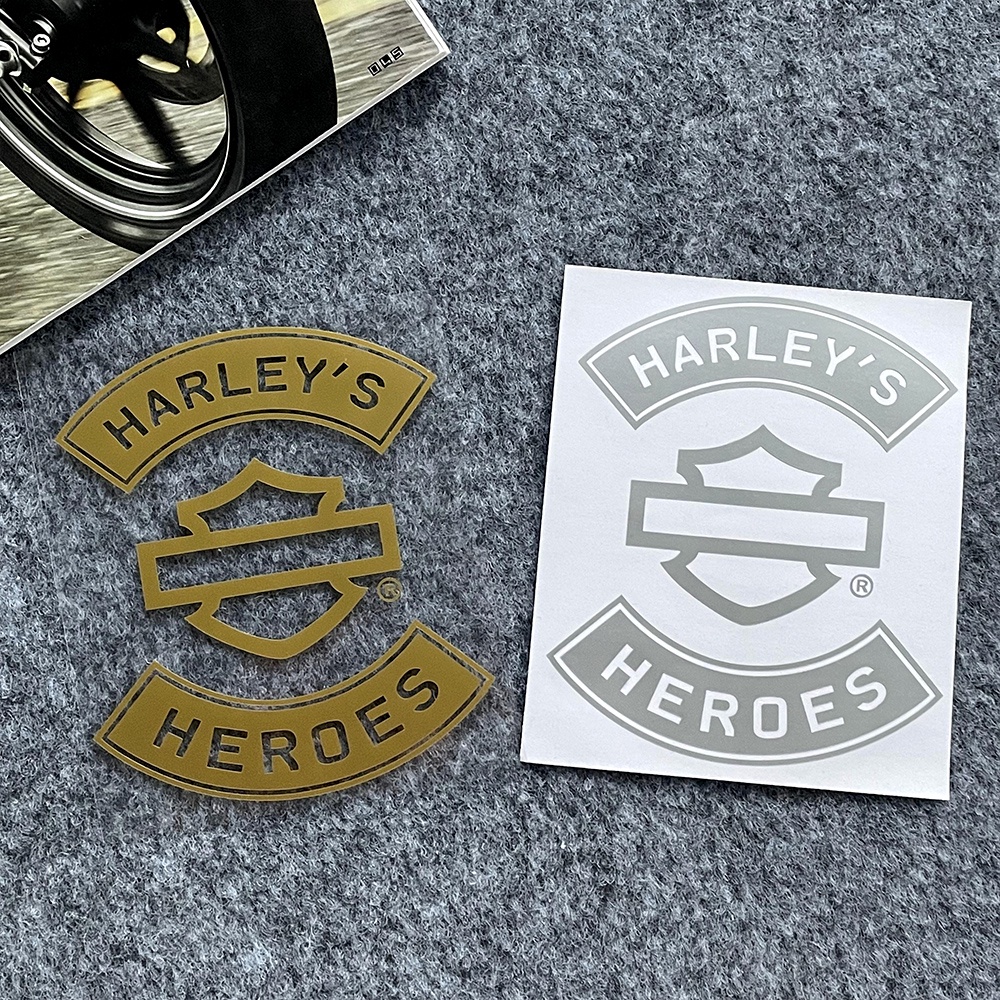 Harley Herdes Stickers Motorcycle Decal Fuel Tank Helmet Decoration for ...