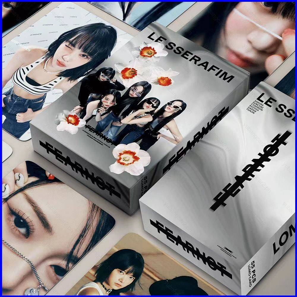 Comic 55PCS/set LE SSERAFIM LOMO card photocard photo SAKURA KIM ...