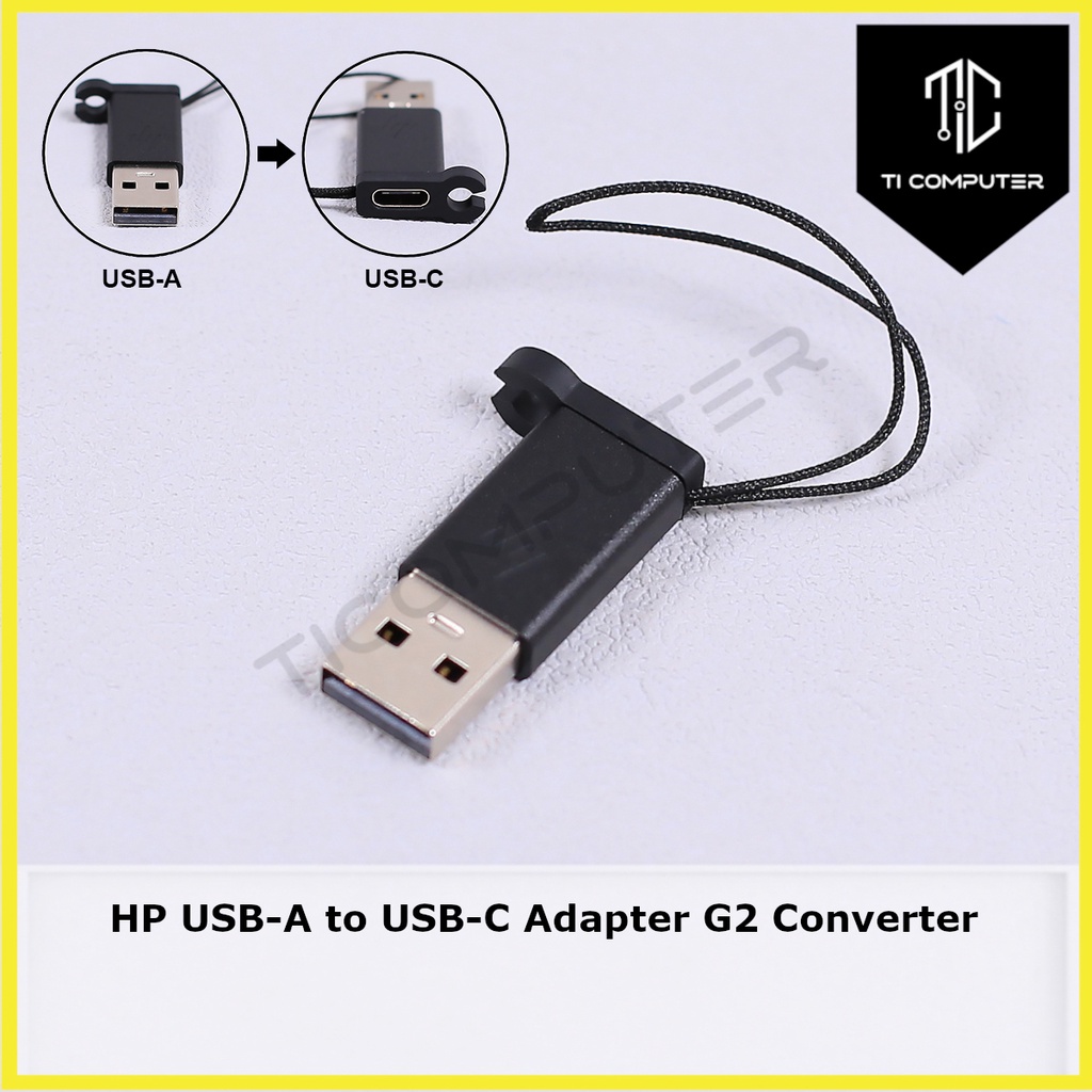 HP USB-A to USB-C Adapter g2 Converter | Shopee Malaysia