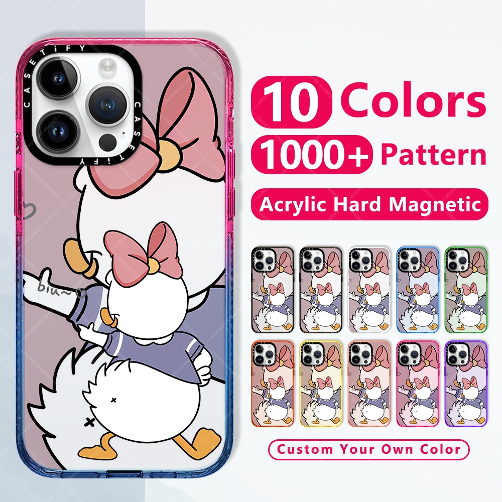 Cartoon Cute Disney Daisy Biu CoupleCase For Iphone 15 Pro 13 Pro Max ...