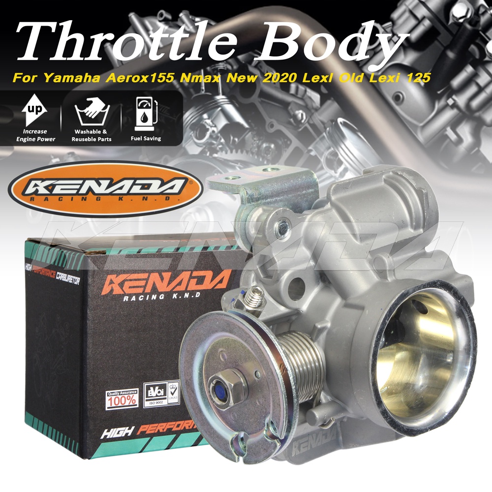 KENADA Throttle Body RACING NVX 155 V1 / V2 AEROX 155 V1 / V2 (28mm ...