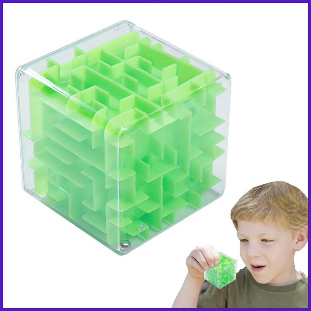 Cube Maze Toy Dimensional Puzzle Ball For Kids Maze Ball Interactive ...