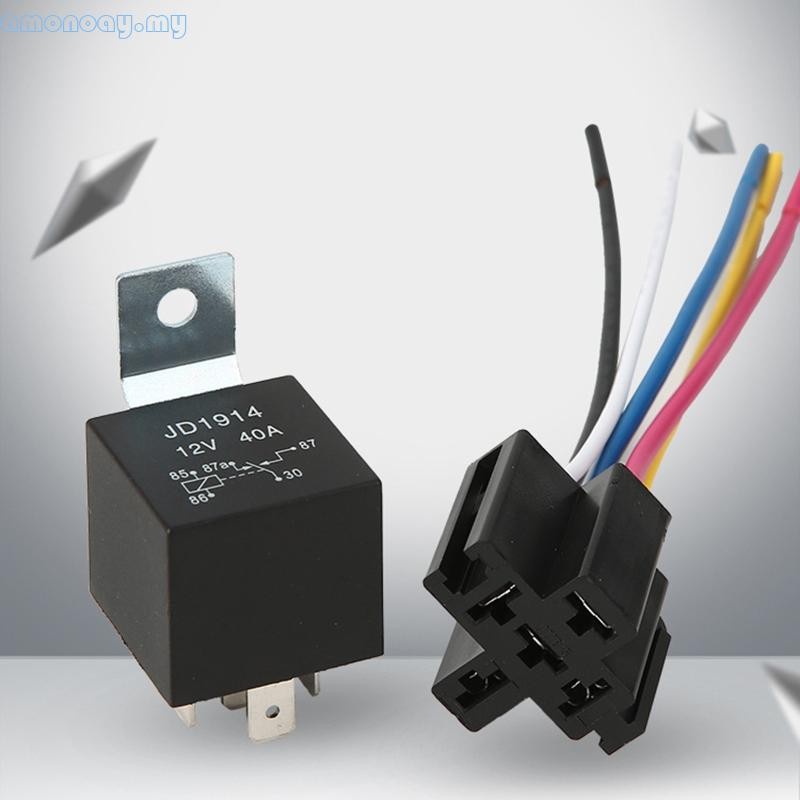 amonoay LED Indicator Relay Car Signal Flasher Electronic Flasher 4 Pin ...