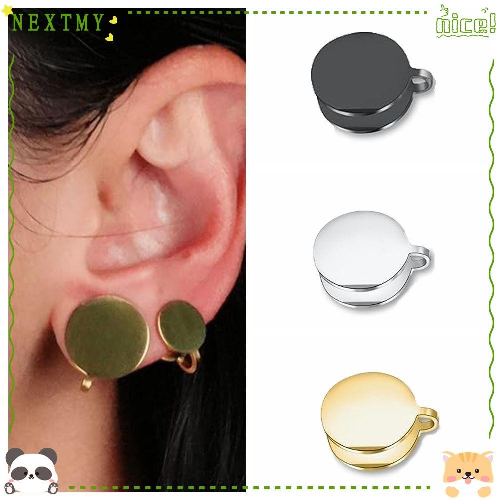 NEXTMY Keloid Pressure Earrings, Non-pierced Stainless Steel Pressure ...