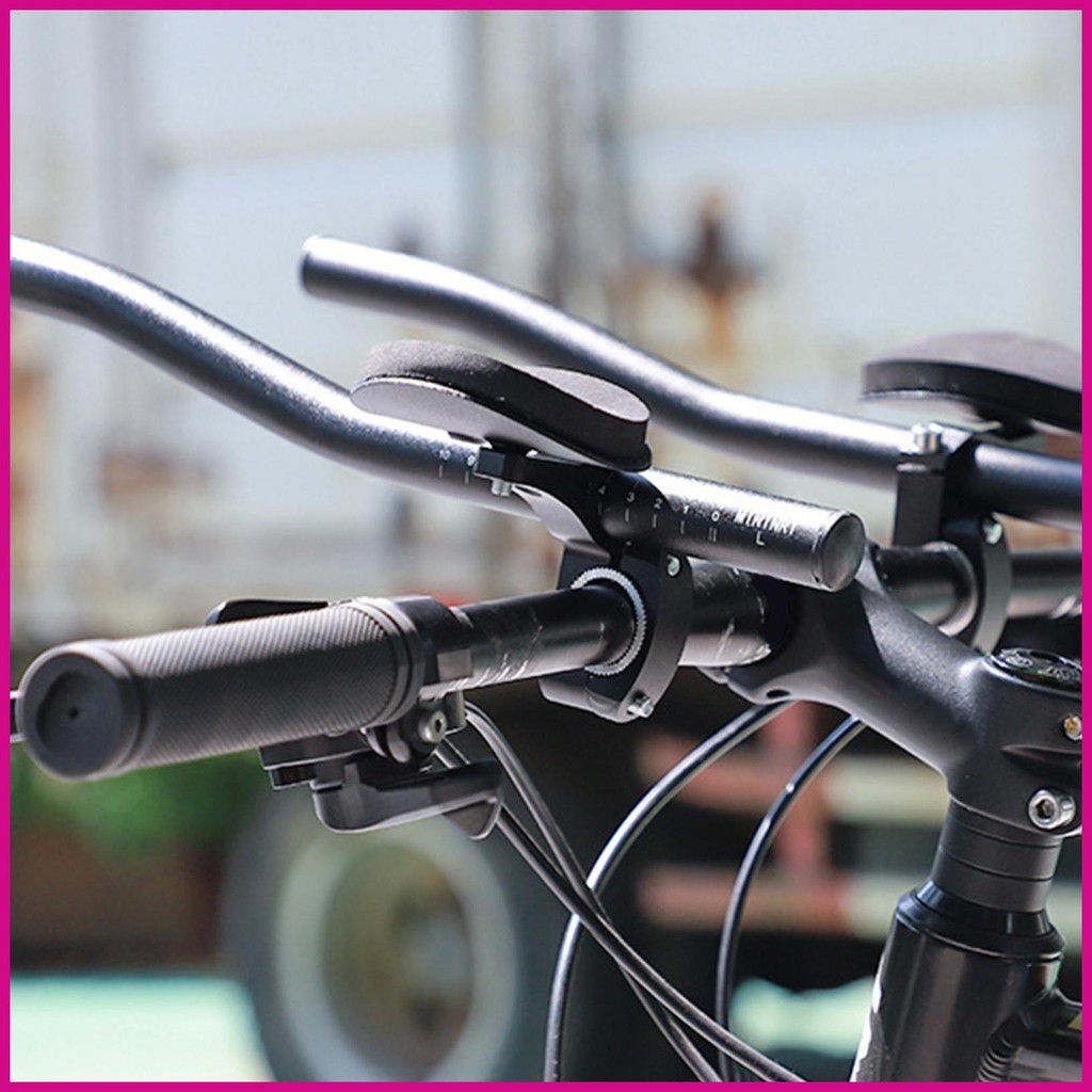 Aero Bars for Road Bike Aluminum Alloy Black Bike Aero Bar Racing TT ...