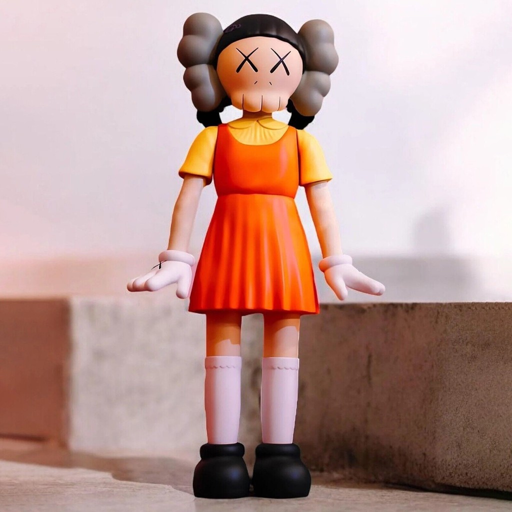 Kaws x Squid Game Young-Hee Vinyl Figure 8.66 in Coloured | Shopee Malaysia