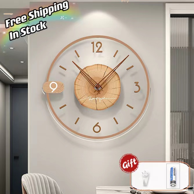 『JQ Time』Nordic style wall clock Modern Acrylic clock Silent art clock ...